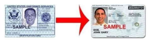 Uniformed Services Identification (USID) Card for Retirees, Spouses and ...